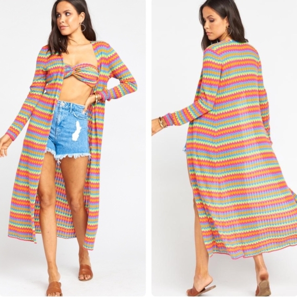 Show Me Your MuMu | Sweaters | Show Me Your Mumu Jazmine Knit Rainbow ...